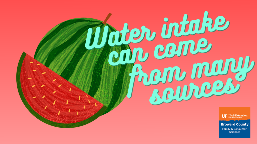 Heat, Hydration, and Dehydration: Sources of Water - UF/IFAS Extension ...