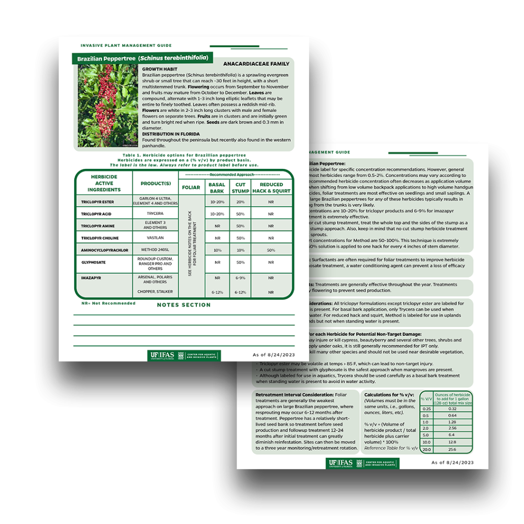 Check It Out! Invasive Plant Management Guides - UF/IFAS Center for ...