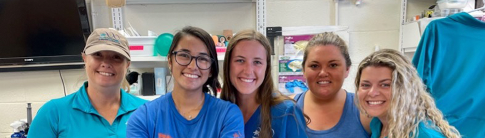 Ausley Interns at Whitney Laboratory Sea Turtle Hospital - UF/IFAS ...