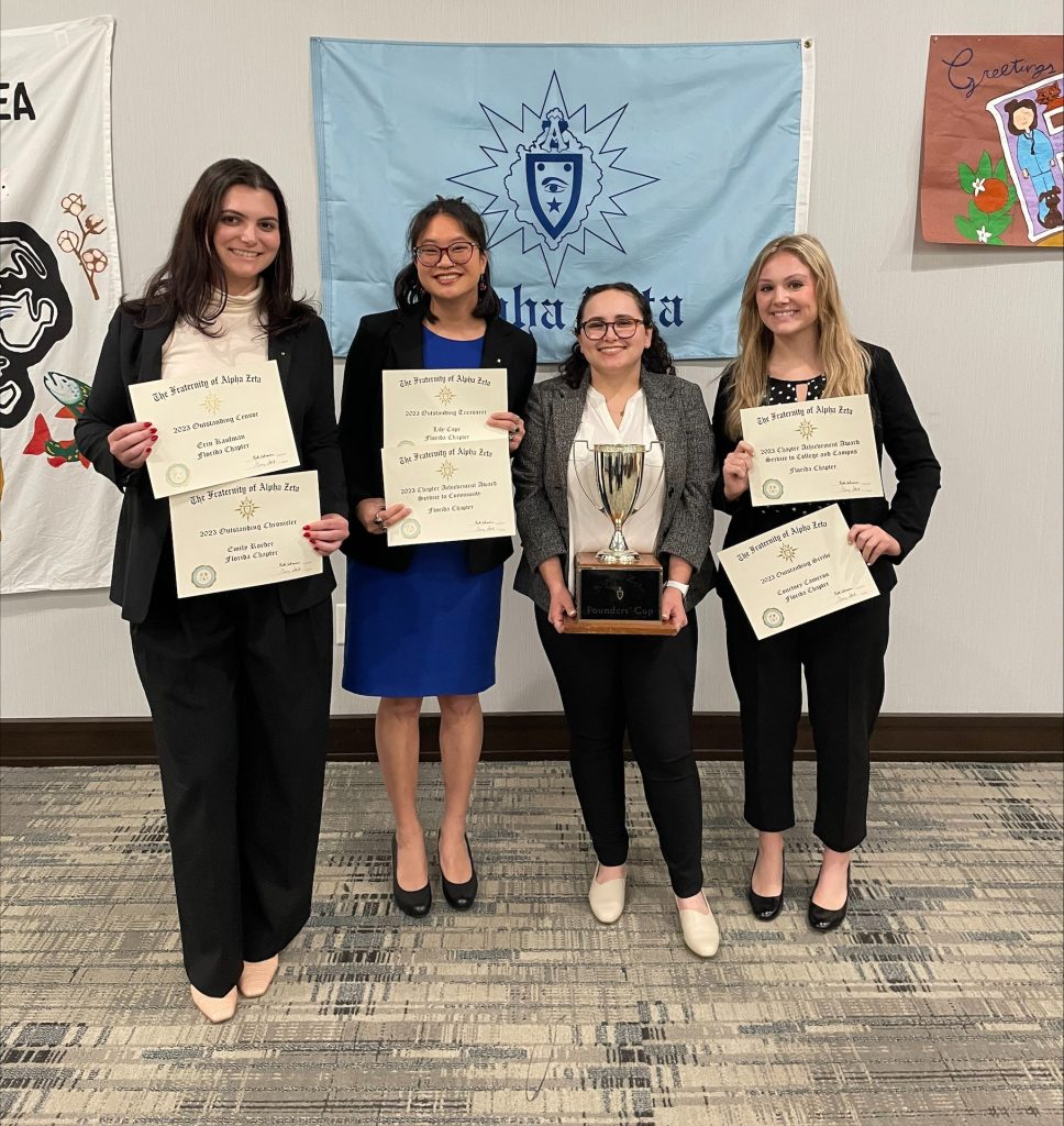 Florida Alpha Zeta Chapter Bestowed Highest Award