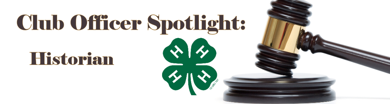 Club Officer Spotlight: Historian - UF/IFAS Extension Charlotte County