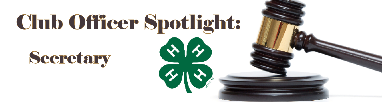 Club Officer Spotlight: Secretary - UF/IFAS Extension Charlotte County