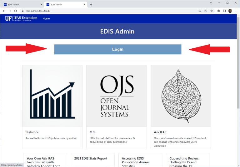 Managing Your EDIS Publications Using the EDIS Admin System - EDIS