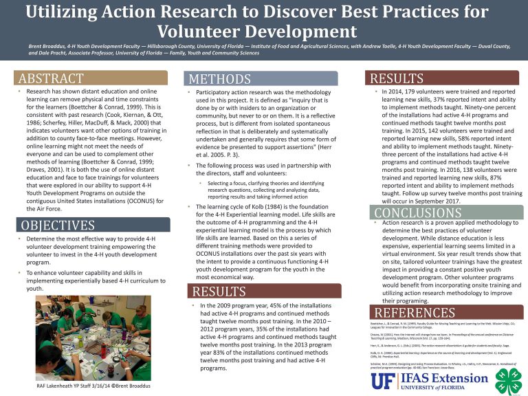 Best Practices for Volunteer Development - UF/IFAS Extension