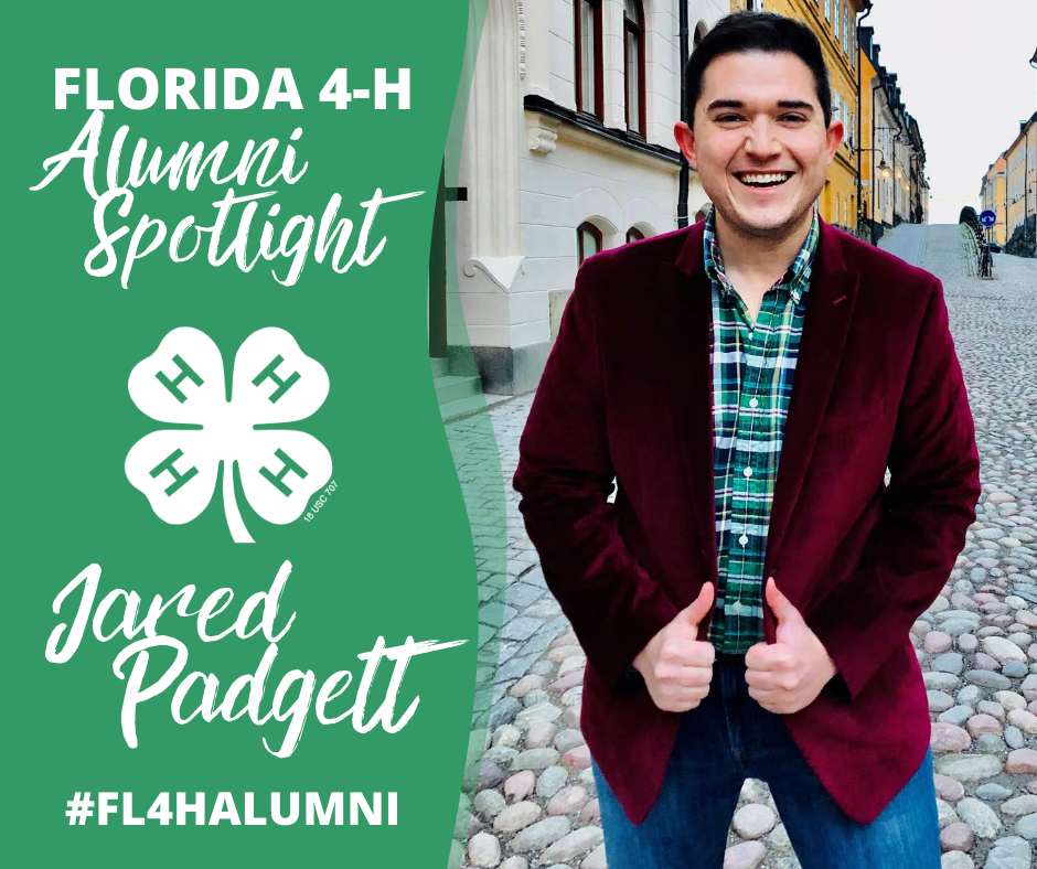 Florida 4-H Alumni Spotlight: Jared Padgett - UF/IFAS Extension