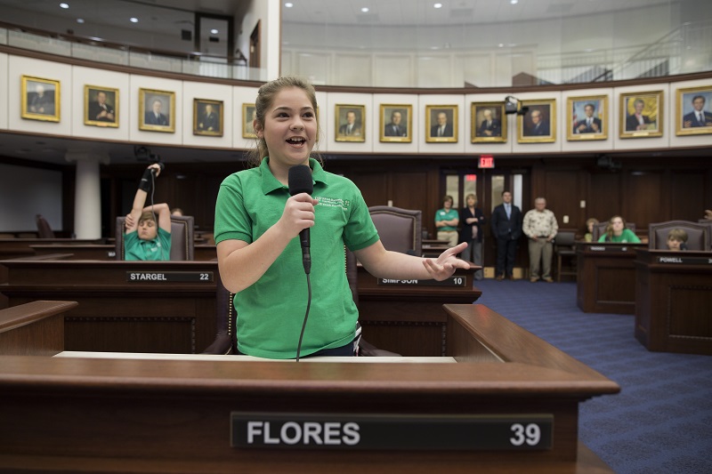 4-H Day at the Capitol: A Glimpse at a Greener Future - UF/IFAS Extension