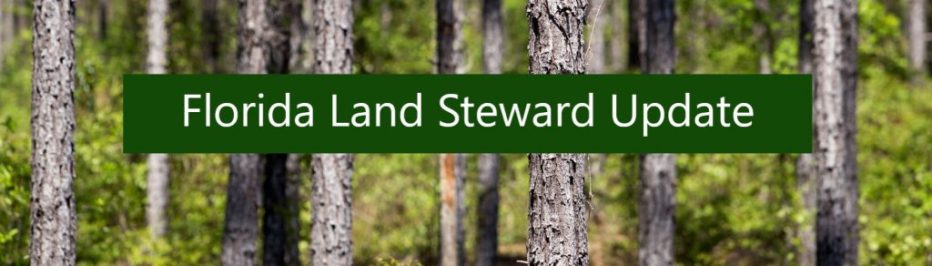 Florida Land Steward Update, January 28, 2021 - School of Forest ...