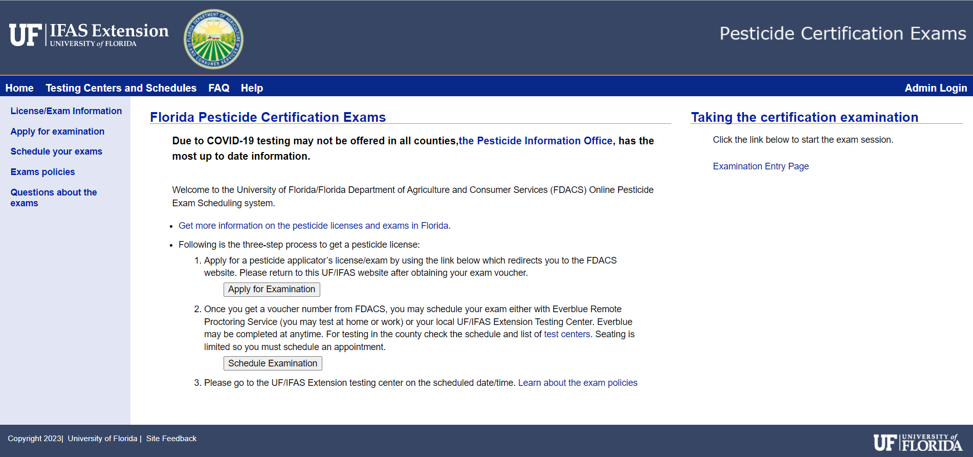 A Guide to Registering for Pesticide Exams (with pictures) - UF/IFAS Extension Flagler County