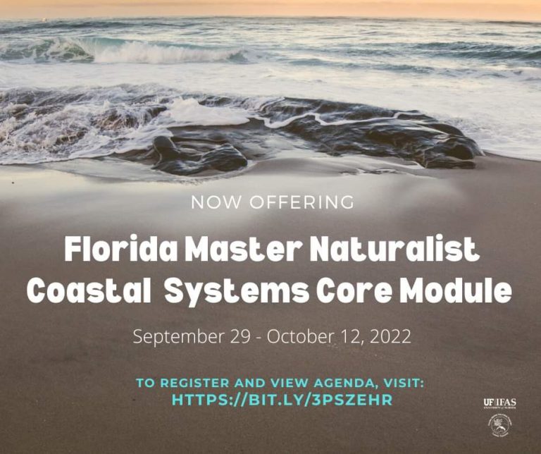 Registration Open for the Florida Master Naturalist Coastal Systems ...