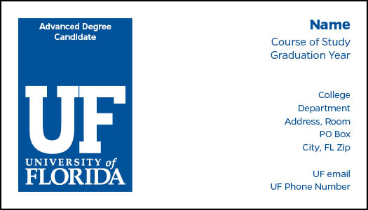 All About UF/IFAS Business Cards - Communications
