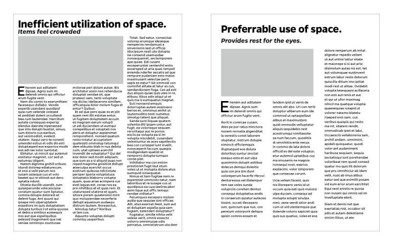 The Importance of White Space in Graphic Design - Communications
