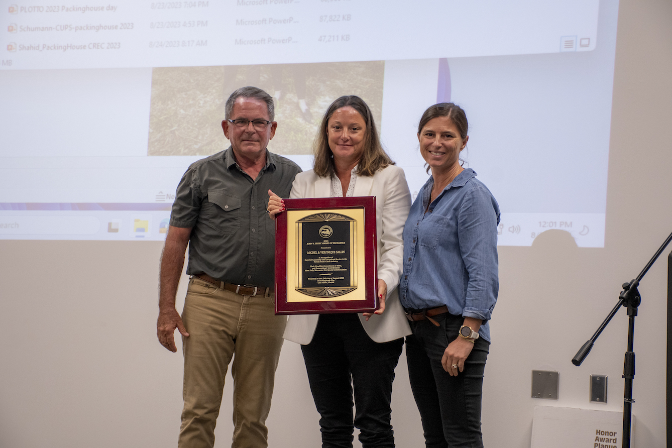 Florida citrus industry leaders honor pivotal business partners - UF ...