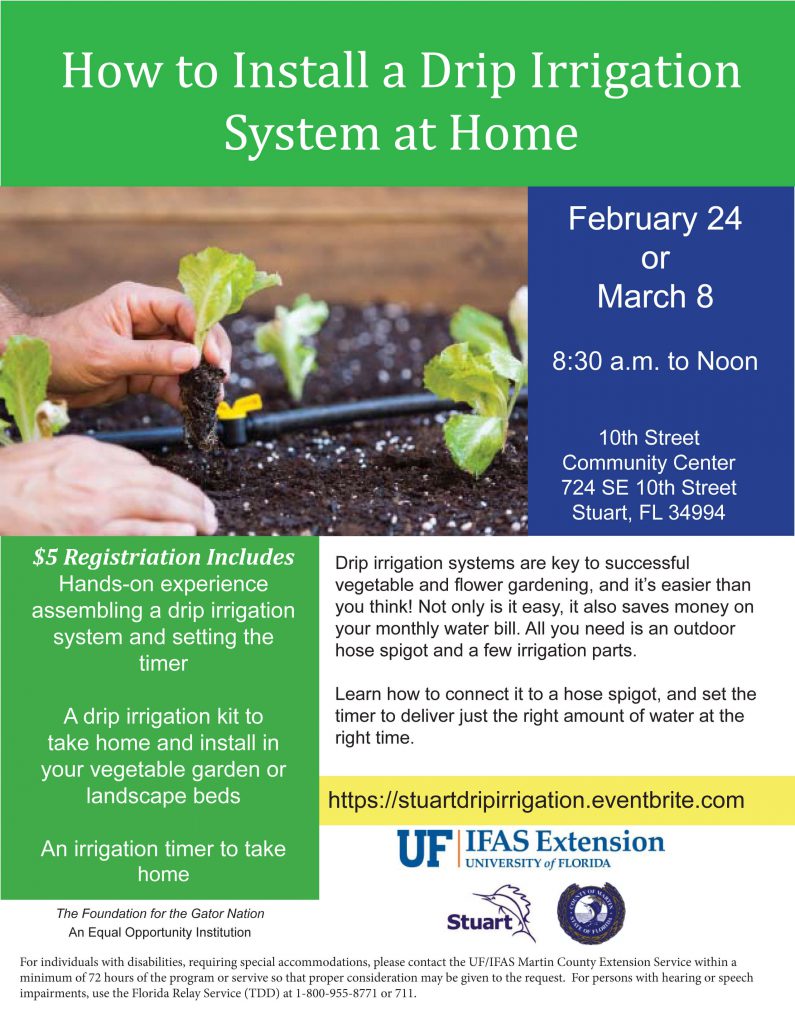 Florida-Friendly Irrigation and Fertilization Workshops Offered for ...