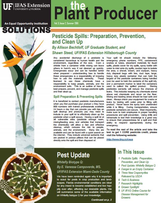 The Plant Producer newsletter for ornamental crops - UF/IFAS Extension ...