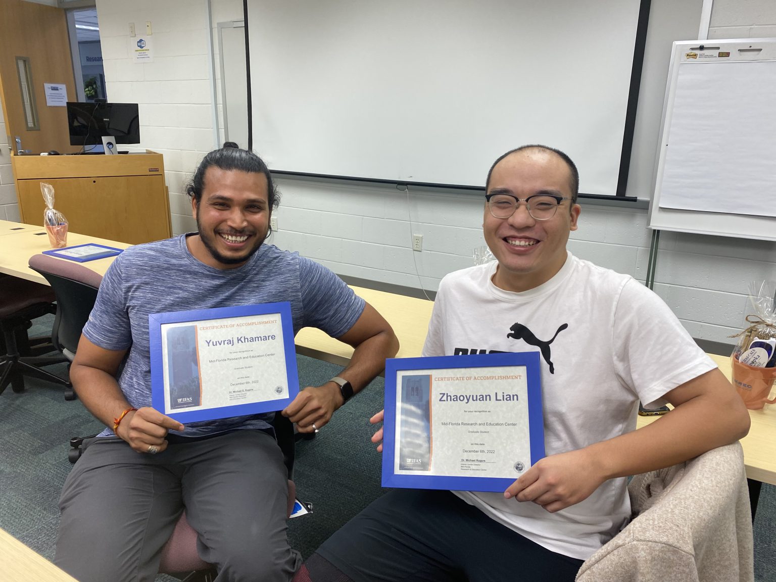 MREC Celebrates Three Doctoral Graduates - UF/IFAS Mid-Florida Research ...