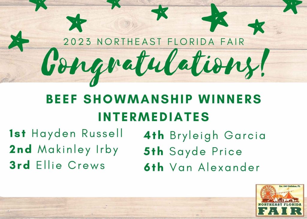 2023 Northeast Florida Fair Recap - UF/IFAS Extension Nassau County