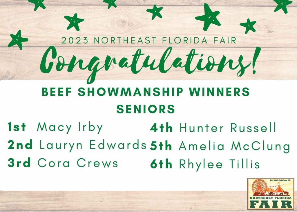2023 Northeast Florida Fair Recap - UF/IFAS Extension Nassau County