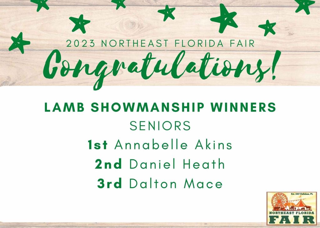 2023 Northeast Florida Fair Recap - UF/IFAS Extension Nassau County