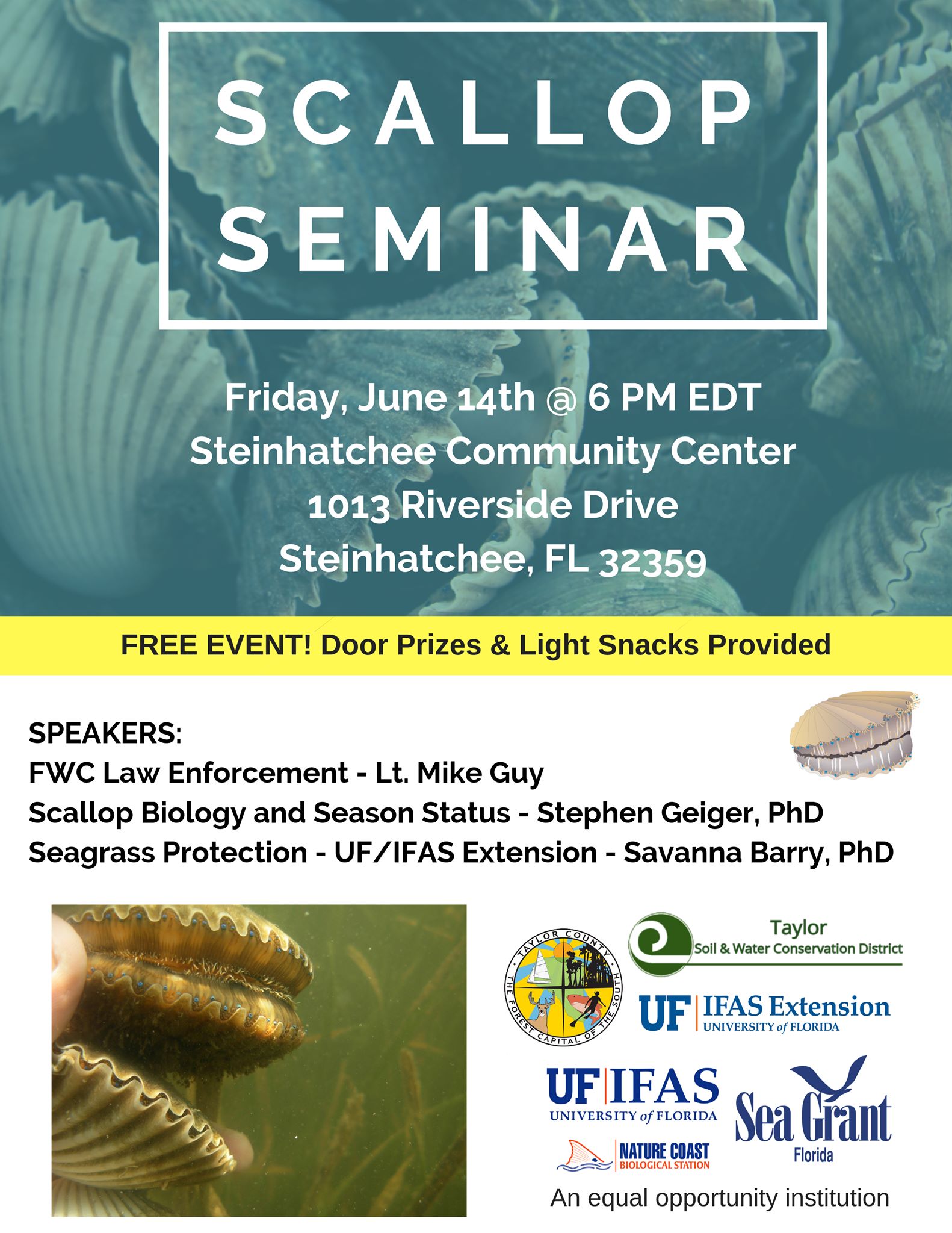 Recreational Scalloping Season 2019 - UF/IFAS Nature Coast Biological ...