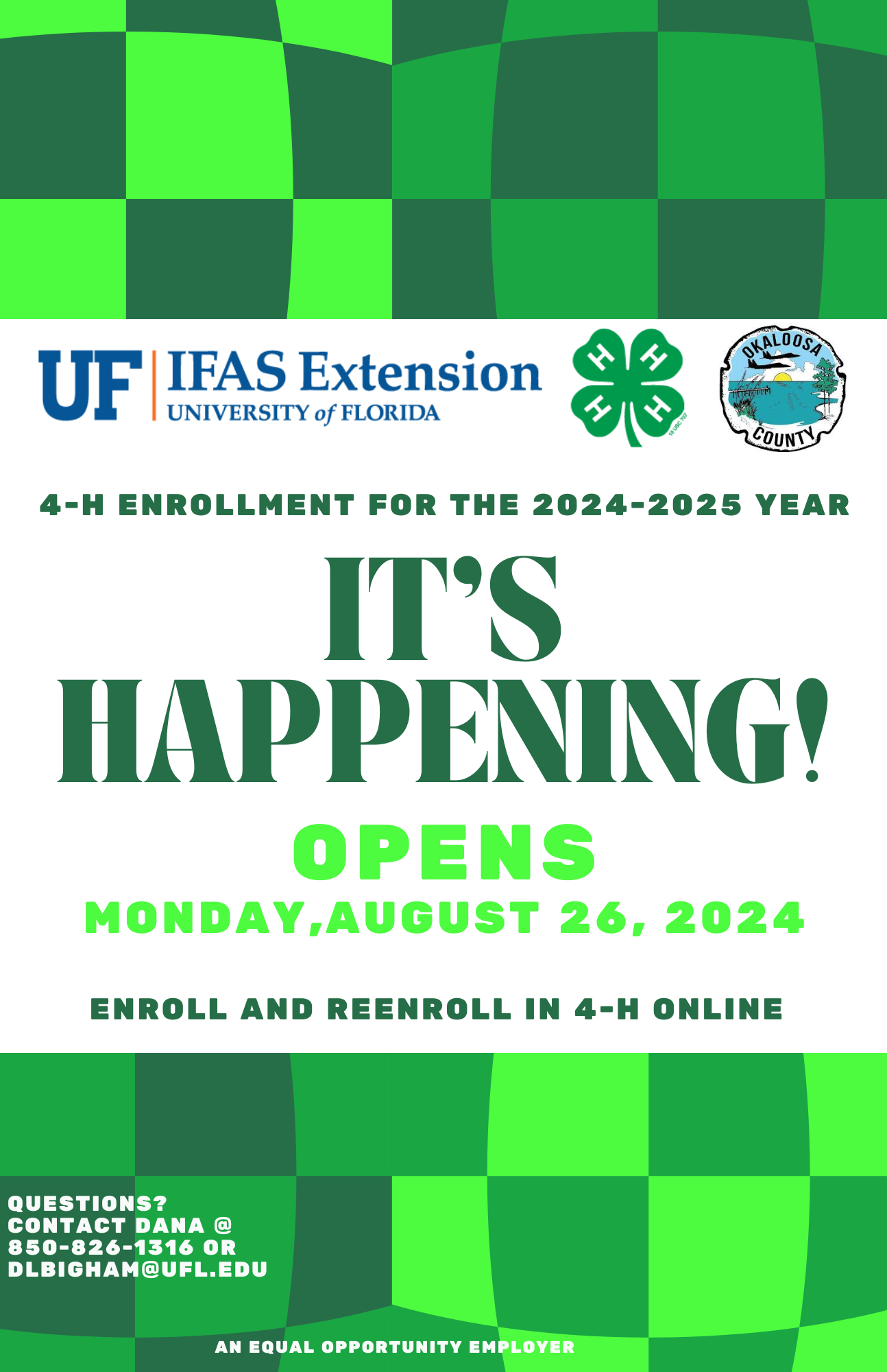4-H Enrollment Opens for the 2024-2024 Year! - UF/IFAS Extension ...