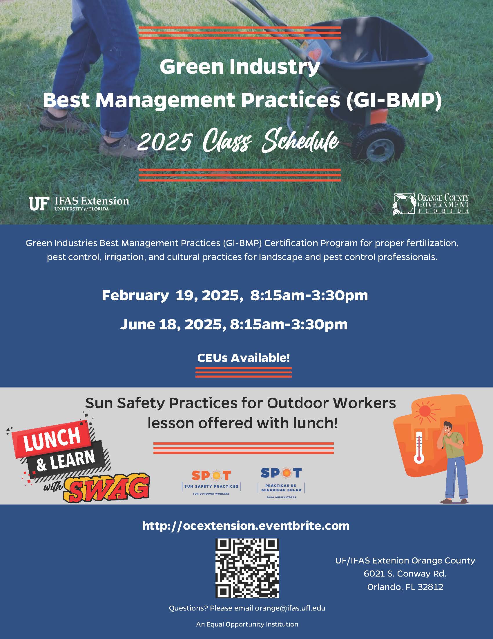 6/18/25 GI-BMP in Orange County + Sun Spot Safety Lunch with Swag! - UF/IFAS Extension Orange County