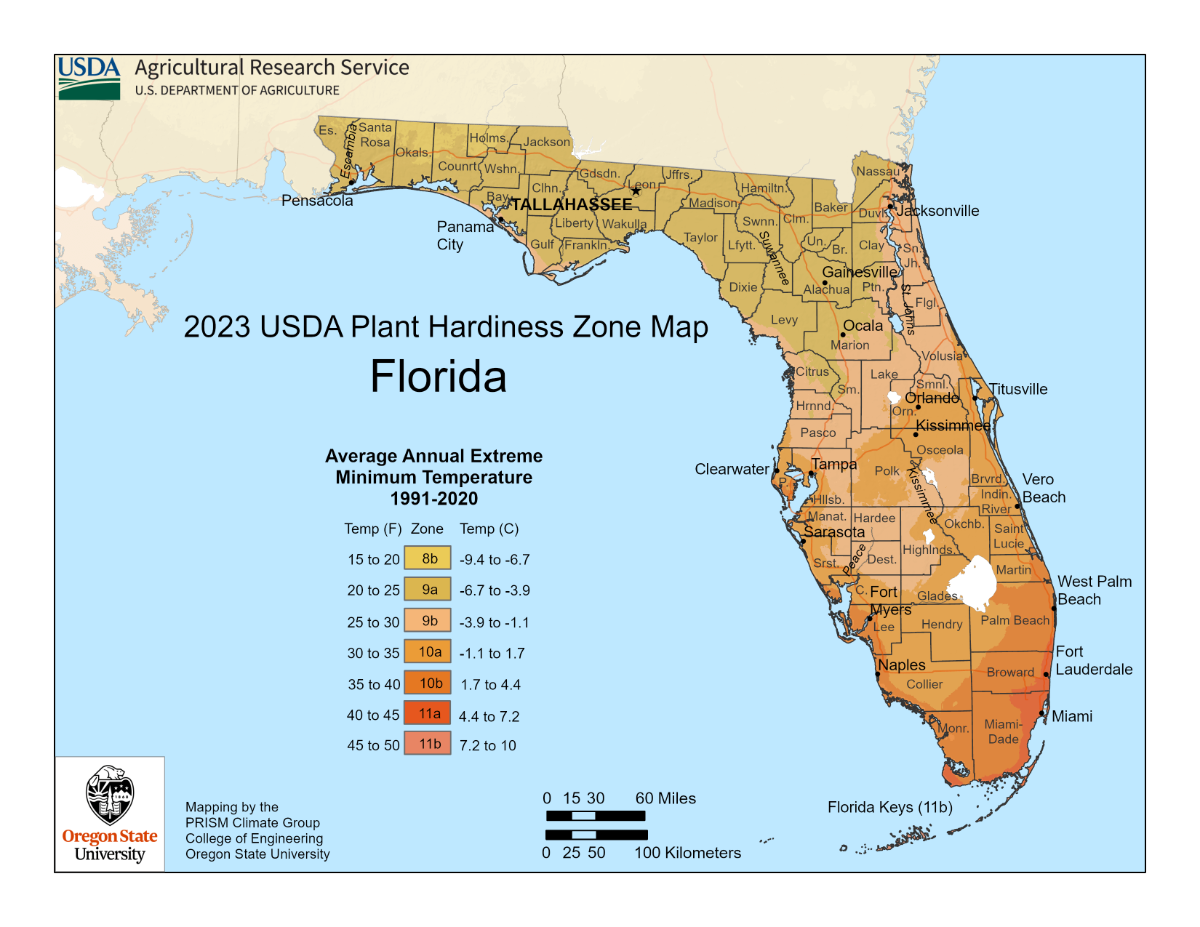 Understanding USDA Plant Hardiness Zones - UF/IFAS Extension Pasco County