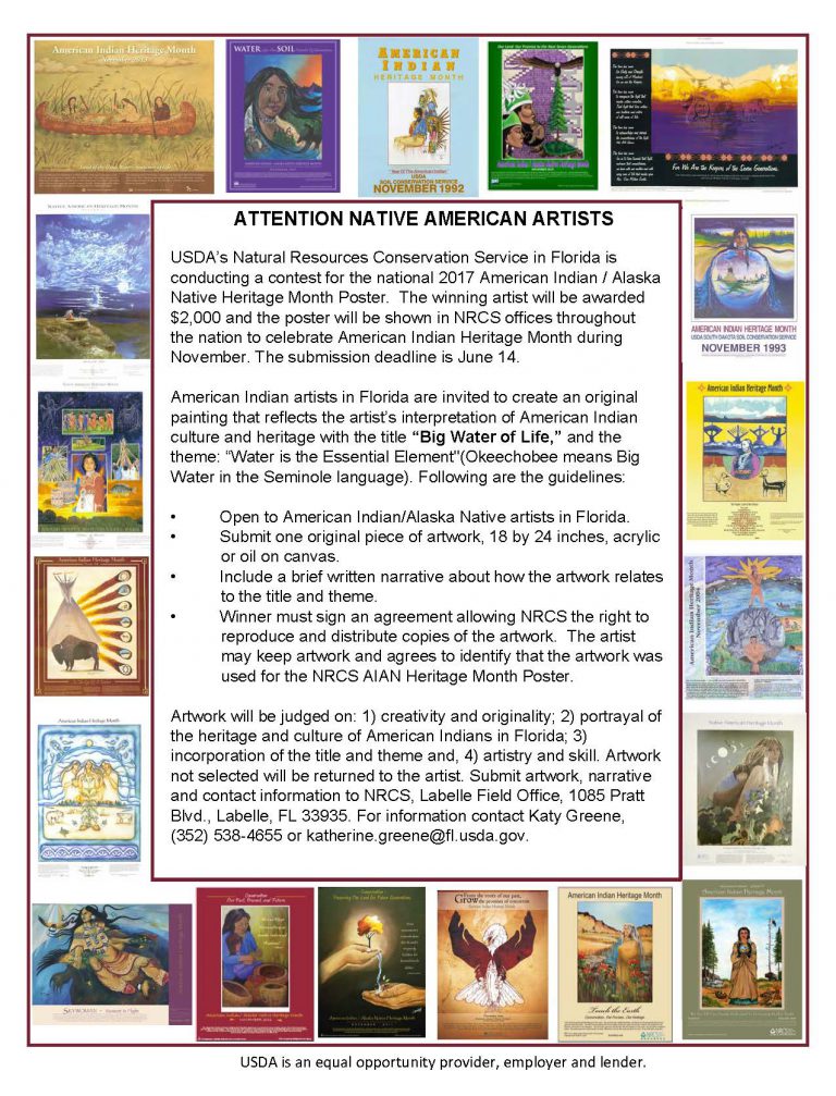 Poster contest highlights Native American heritage - UF/IFAS Extension ...