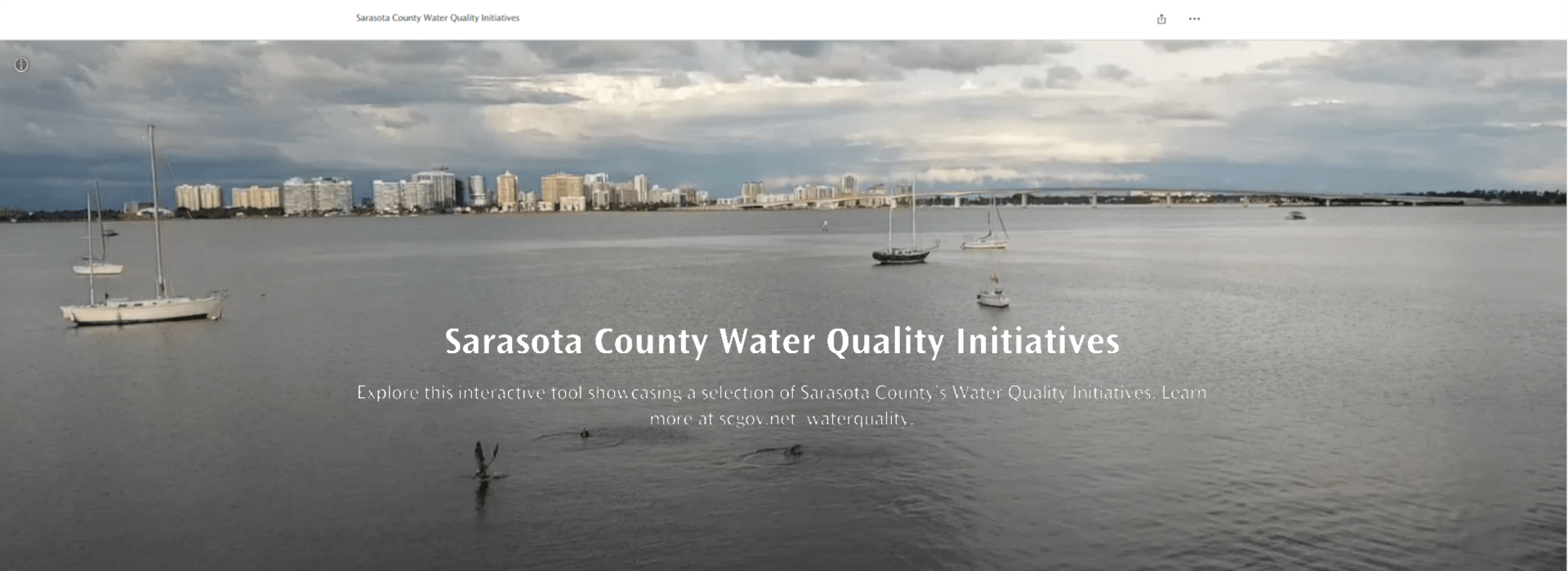 Sarasota County Launches Interactive Water Quality "Story Map" - UF/IFAS Extension Sarasota County