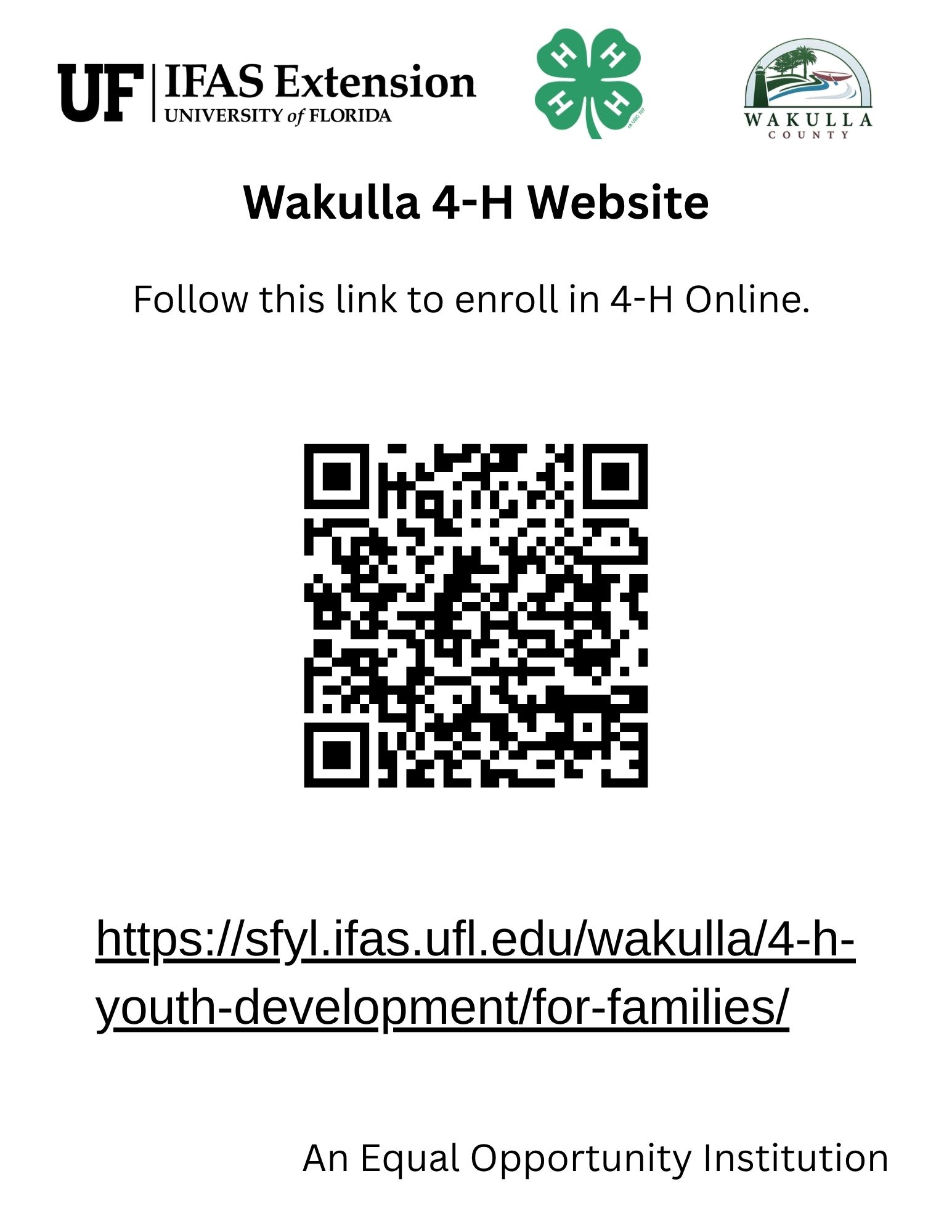 Time to Enroll in Wakulla 4-H for the 2025-2026 Program Year! - UF/IFAS ...